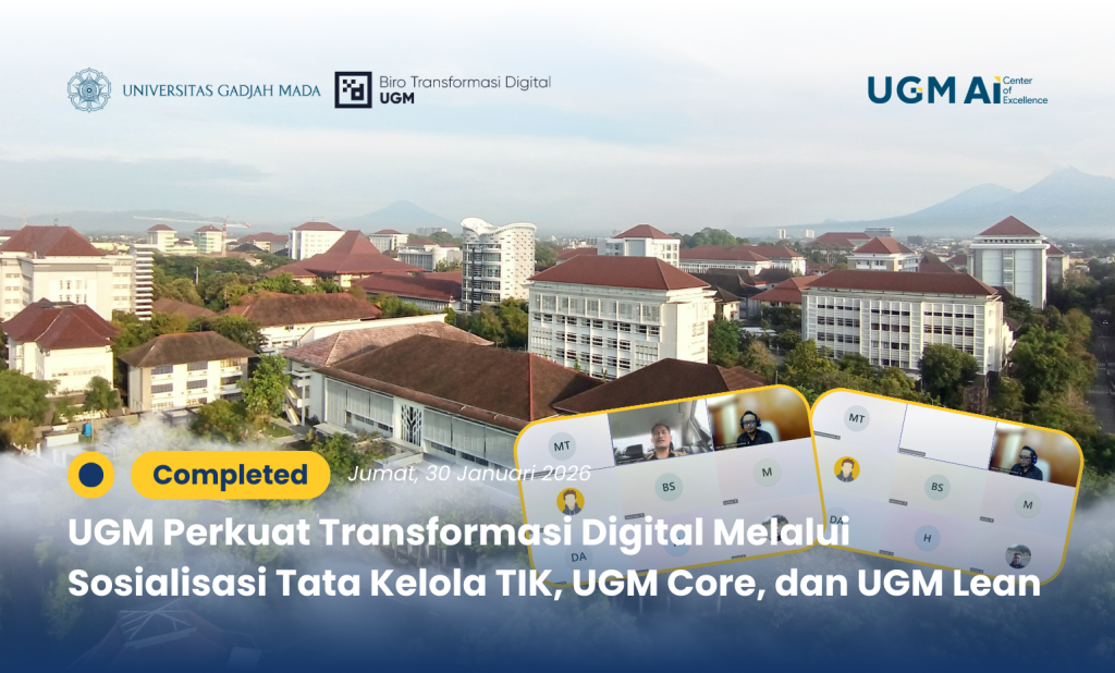 UGM Perkuat Transformasi Digital Melalui Sosialisasi Tata Kelola TIK ...